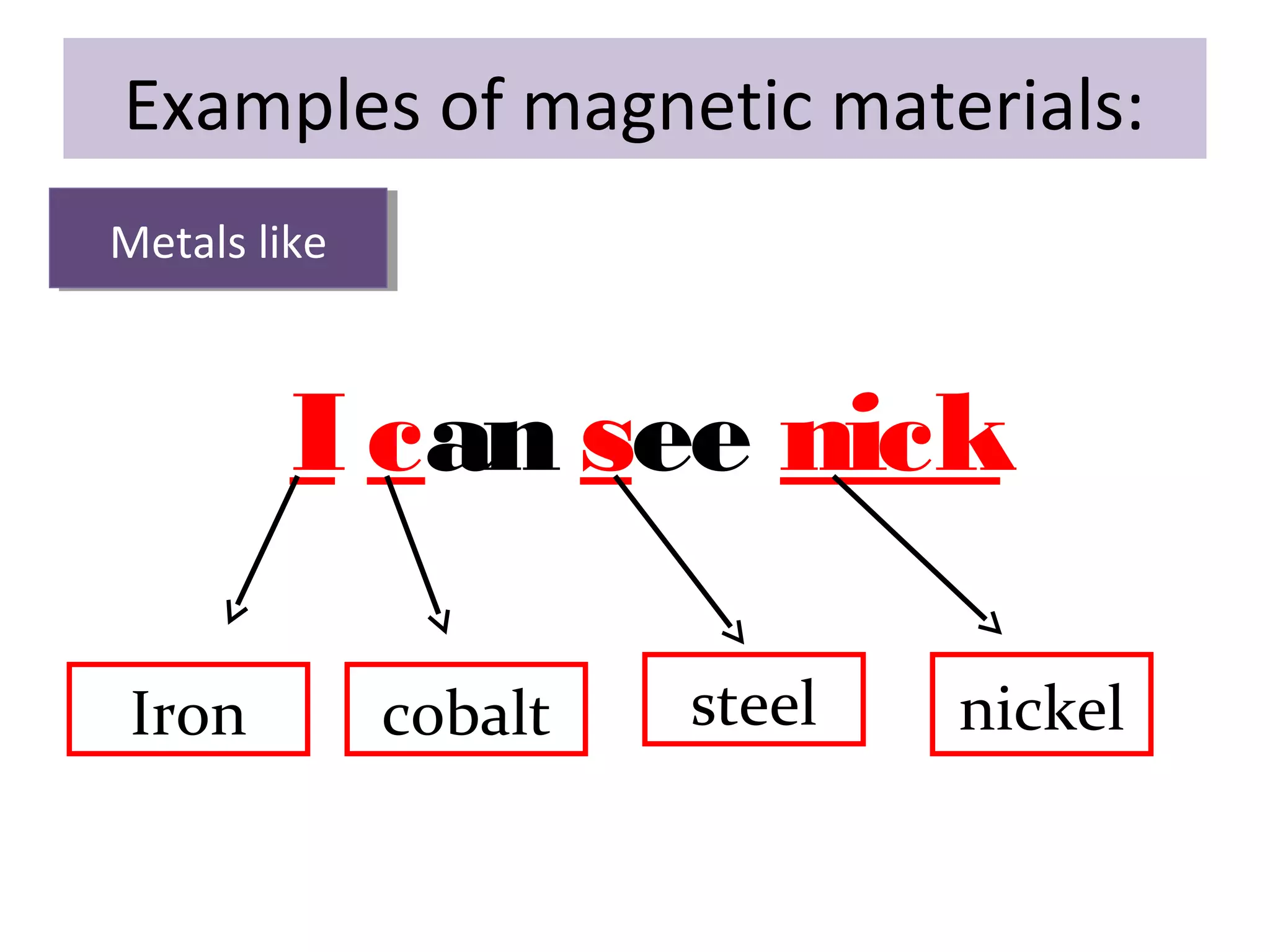 Magnetic and non magnetic | PPT
