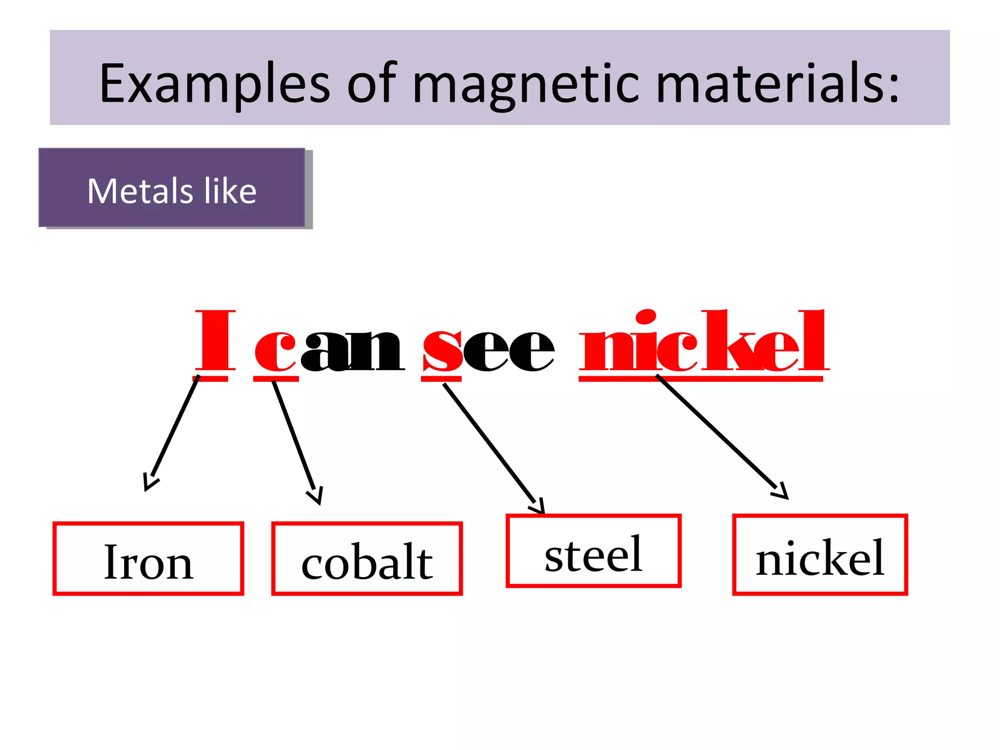 Magnetic and non magnetic | PPT