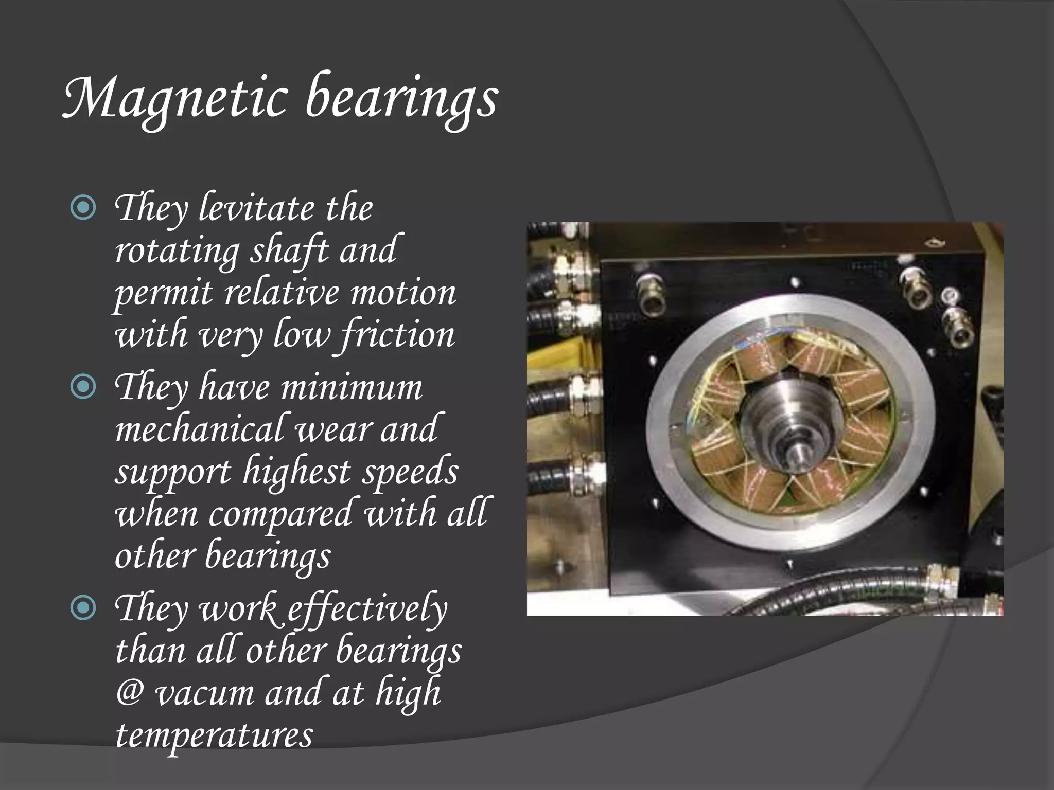 Magnetic bearings | PPTX