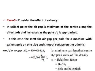 Magnetic Circuit Calculation - Electrical Machine Design | PDF