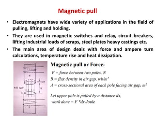 Magnetic Circuit Calculation - Electrical Machine Design | PDF
