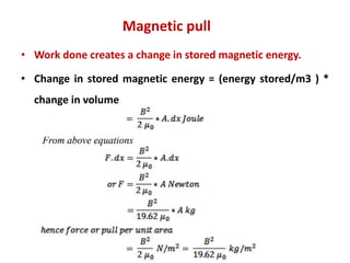 Magnetic Circuit Calculation - Electrical Machine Design | PDF