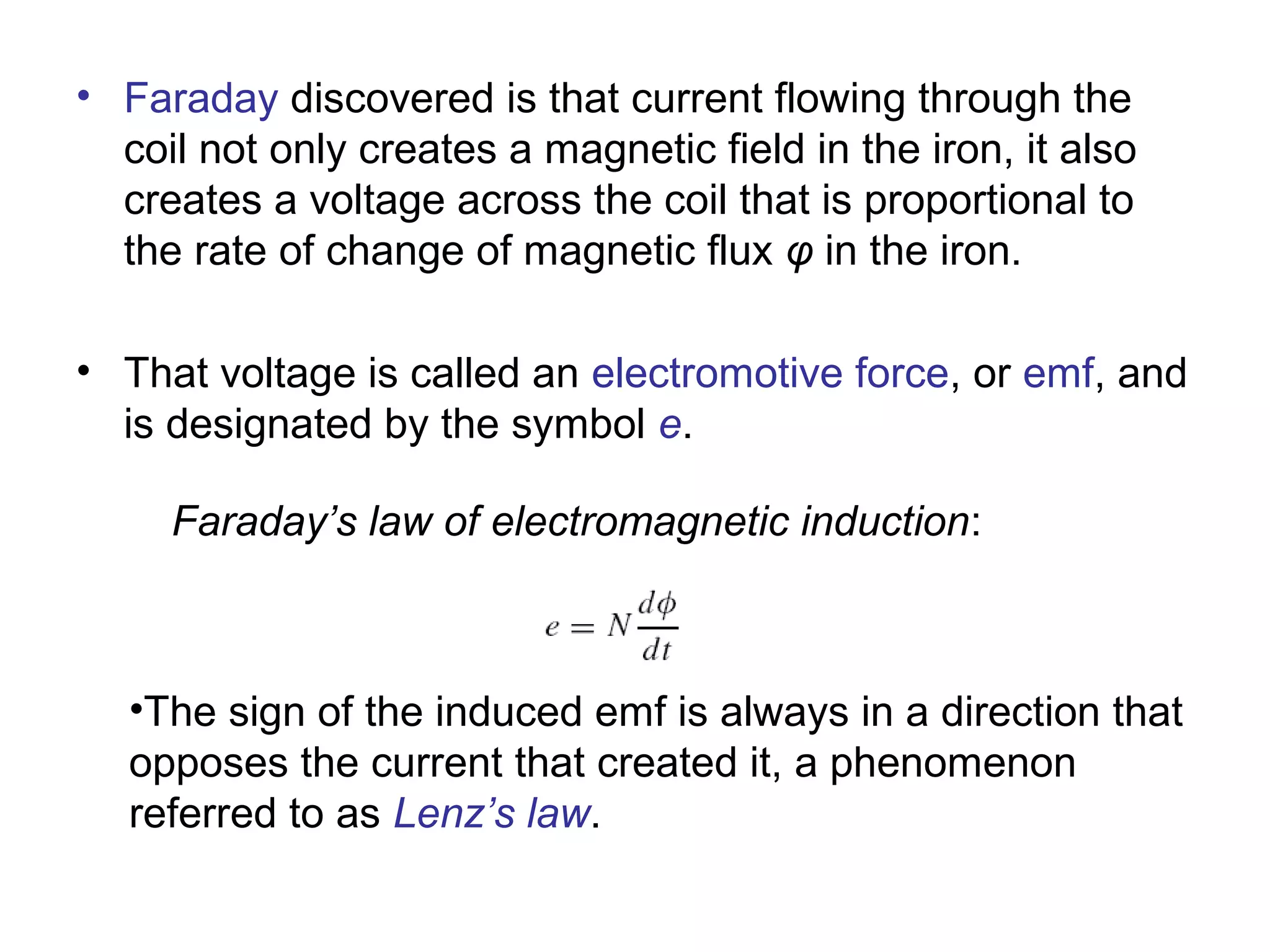 Magnetic circuits (EMF) | PPT