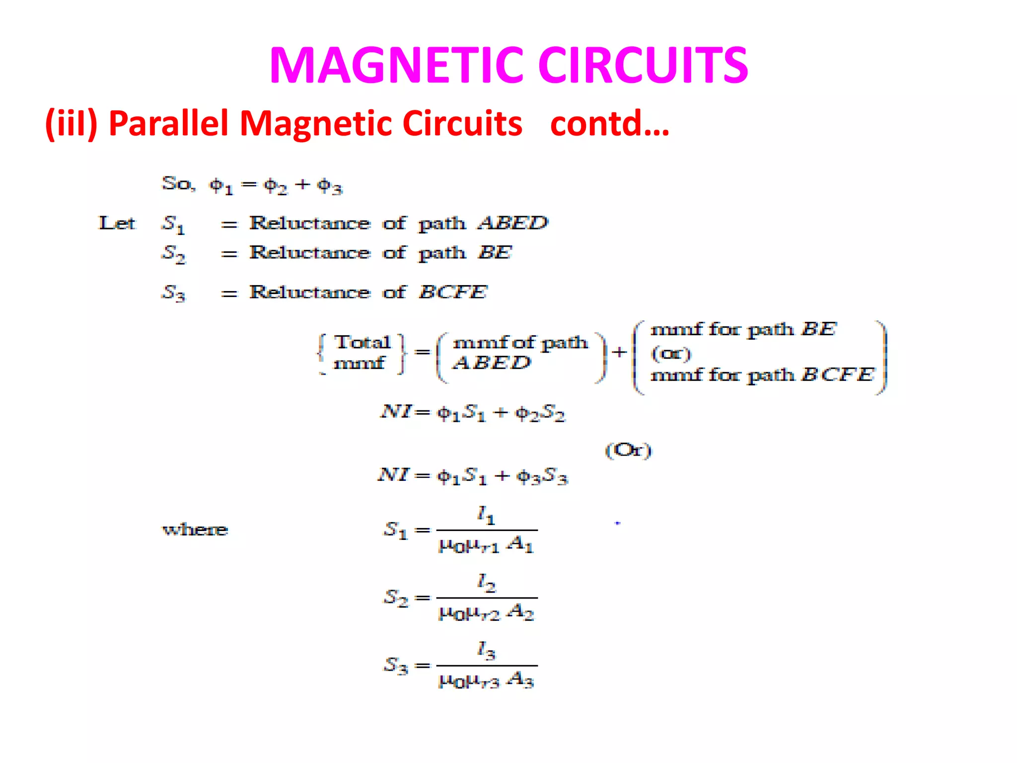 Magnetic circuits | PDF