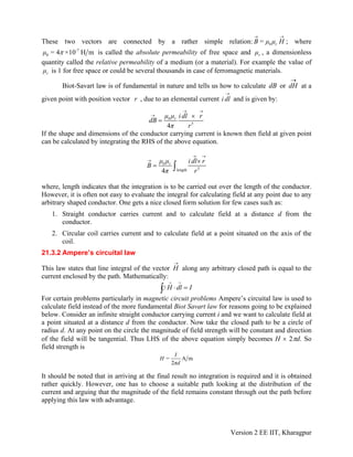 Magnetic circuits nptel good | PDF