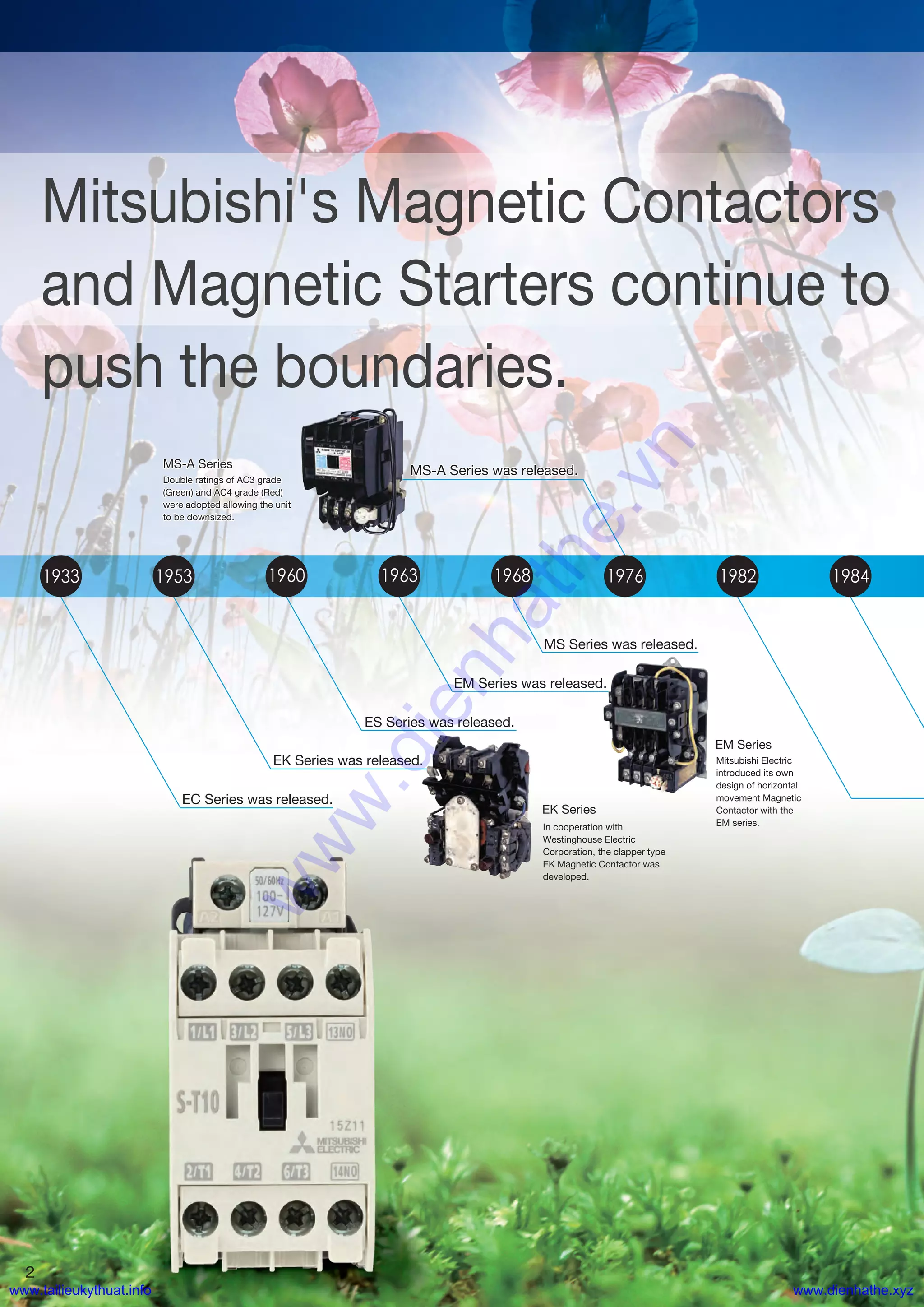 Magnetic contactors and magnetic starters ms-t series dienhathe.org