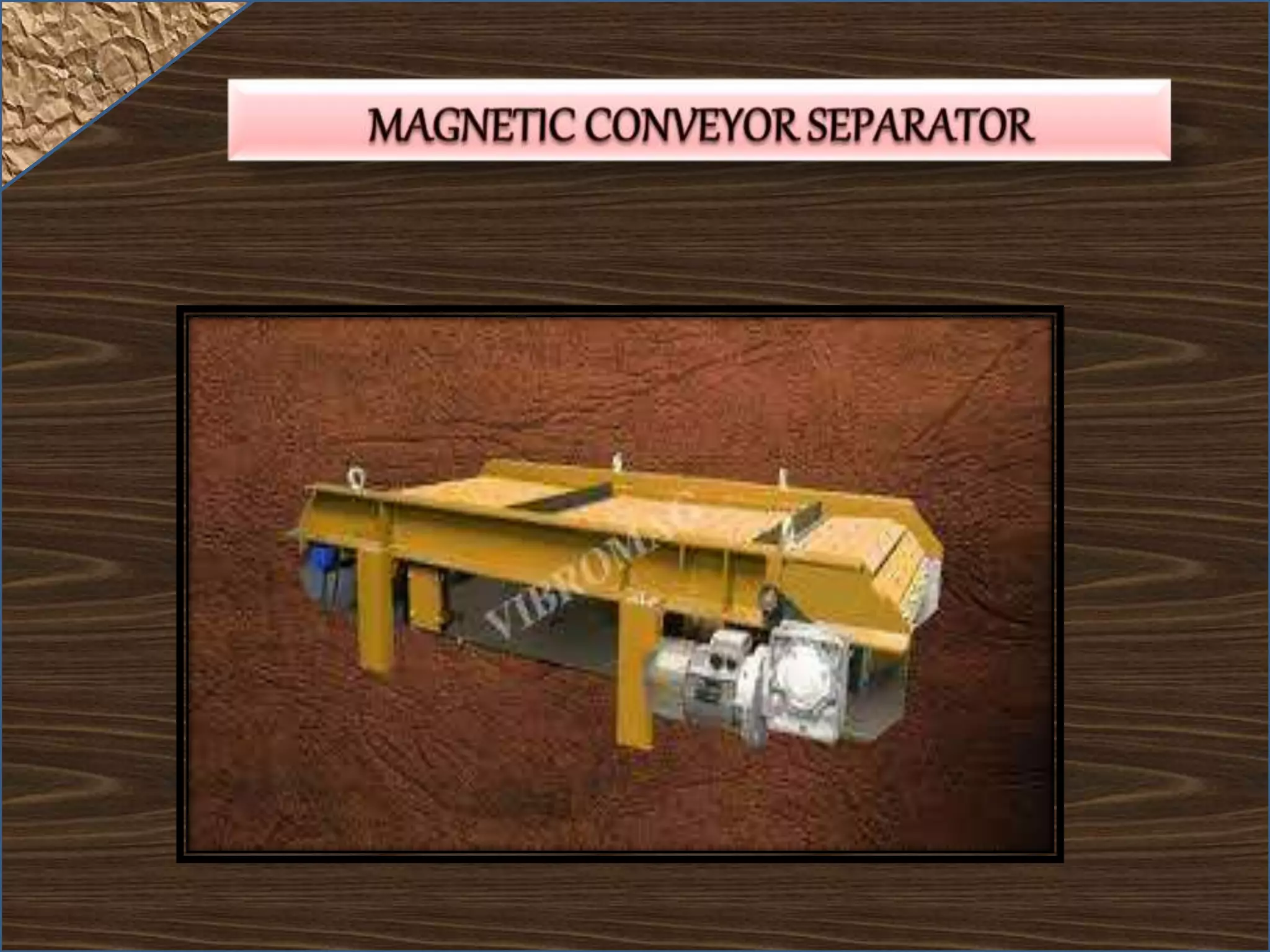 Magnetic Conveyor Separator,Overband Magnetic Separator,Vibrating ...