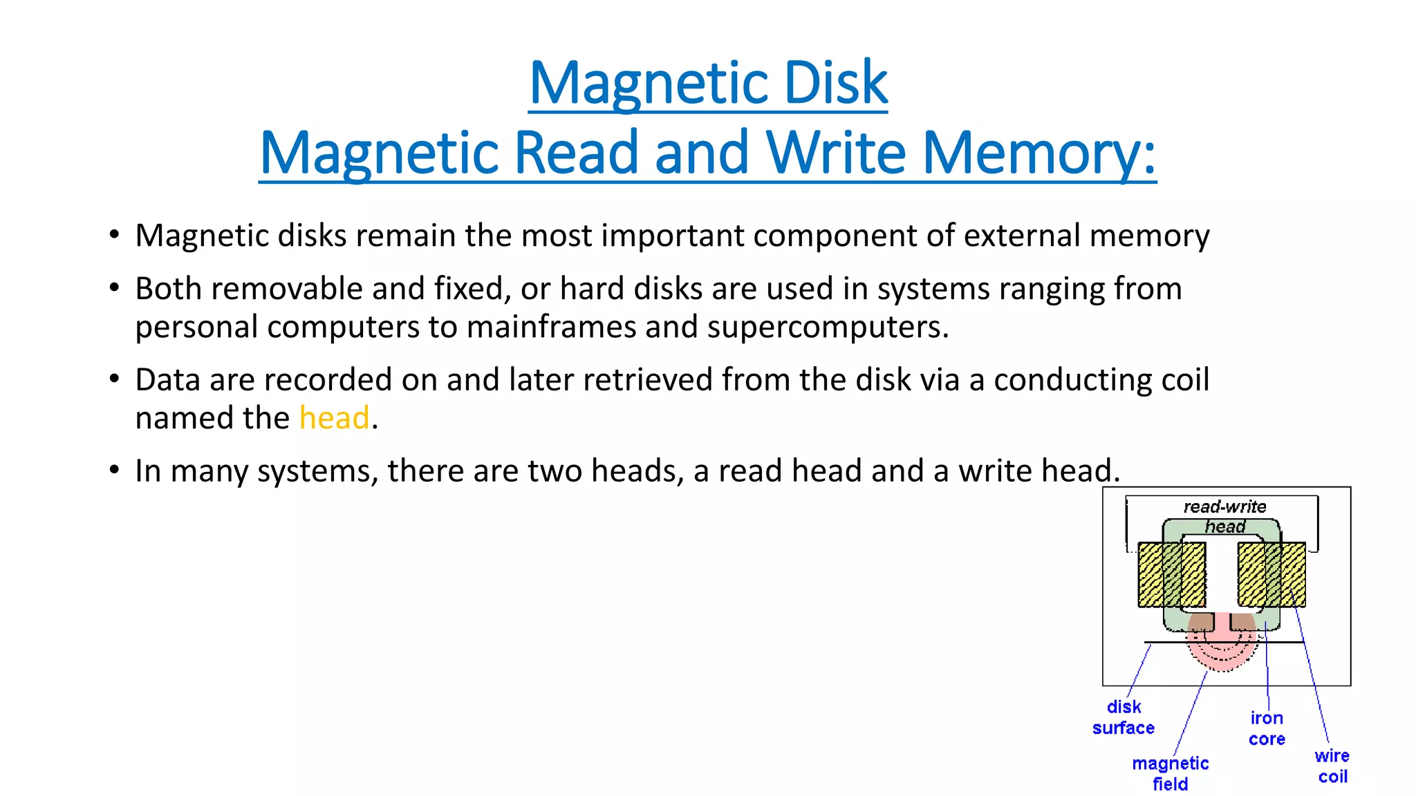 Magnetic Disk | PPTX