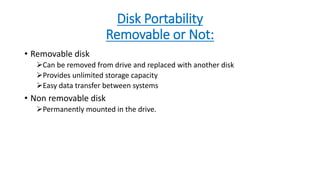 Magnetic Disk | PPTX