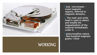 Magnetic disks | PPTX