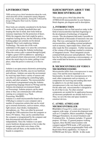 Magnetic door lock | PDF