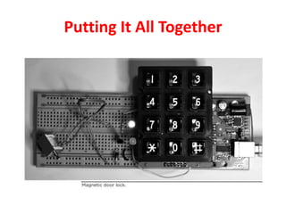 Magnetic door lock using arduino | PPT