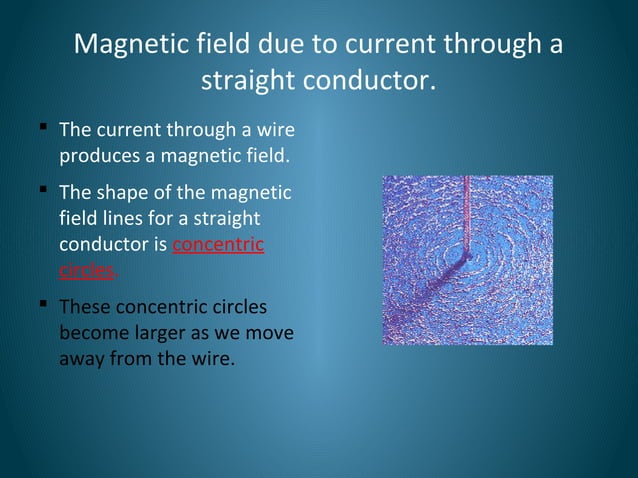 Magnetic effect of electric current | PPT | Geography | Science