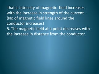 Magnetic effect of electric current | PPT