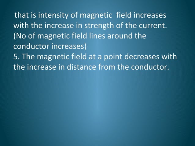 Magnetic effect of electric current | PPT | Geography | Science