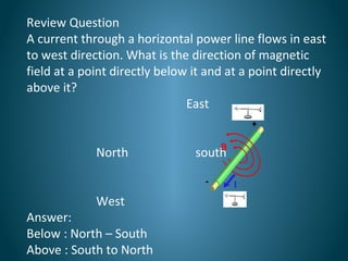 Magnetic effect of electric current | PPT