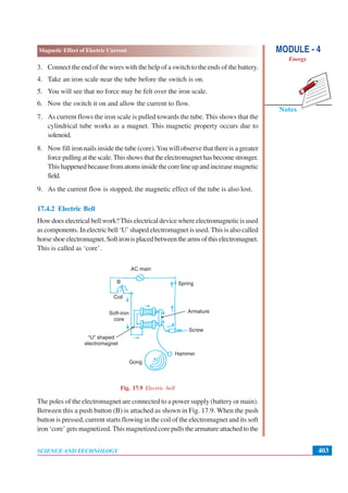Magnetic effect of electric current | PDF