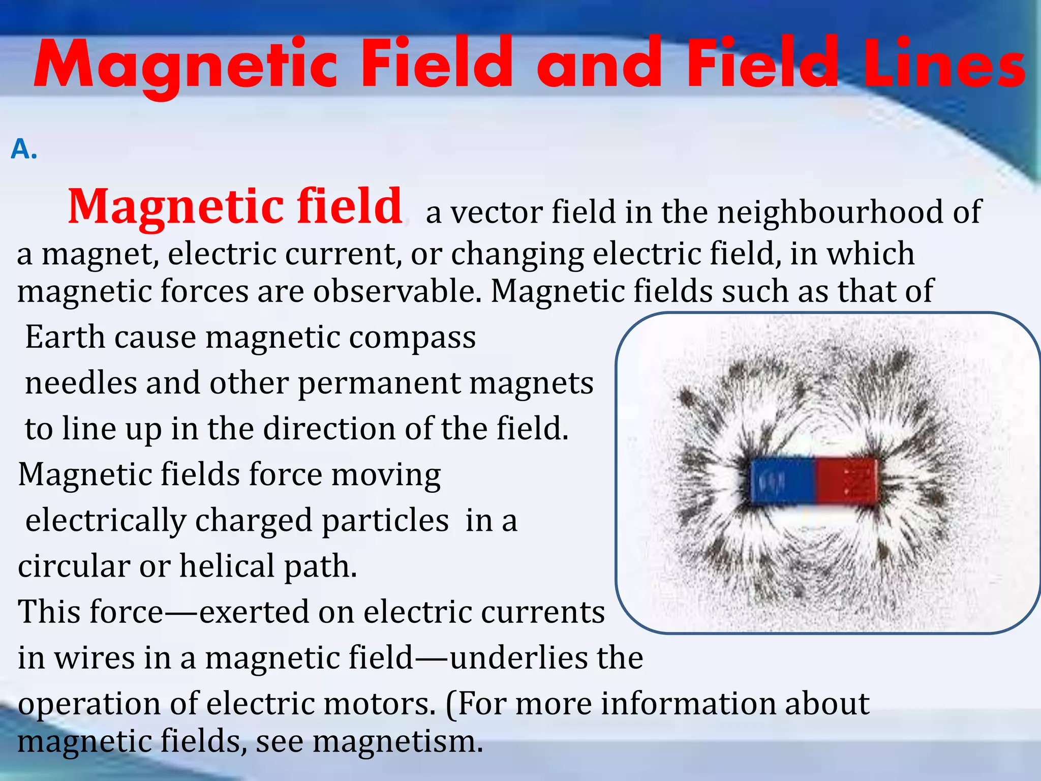 Magnetic effect of electric current | PPTX