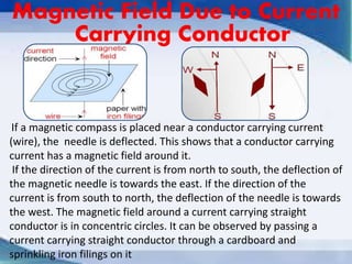 Magnetic effect of electric current | PPTX