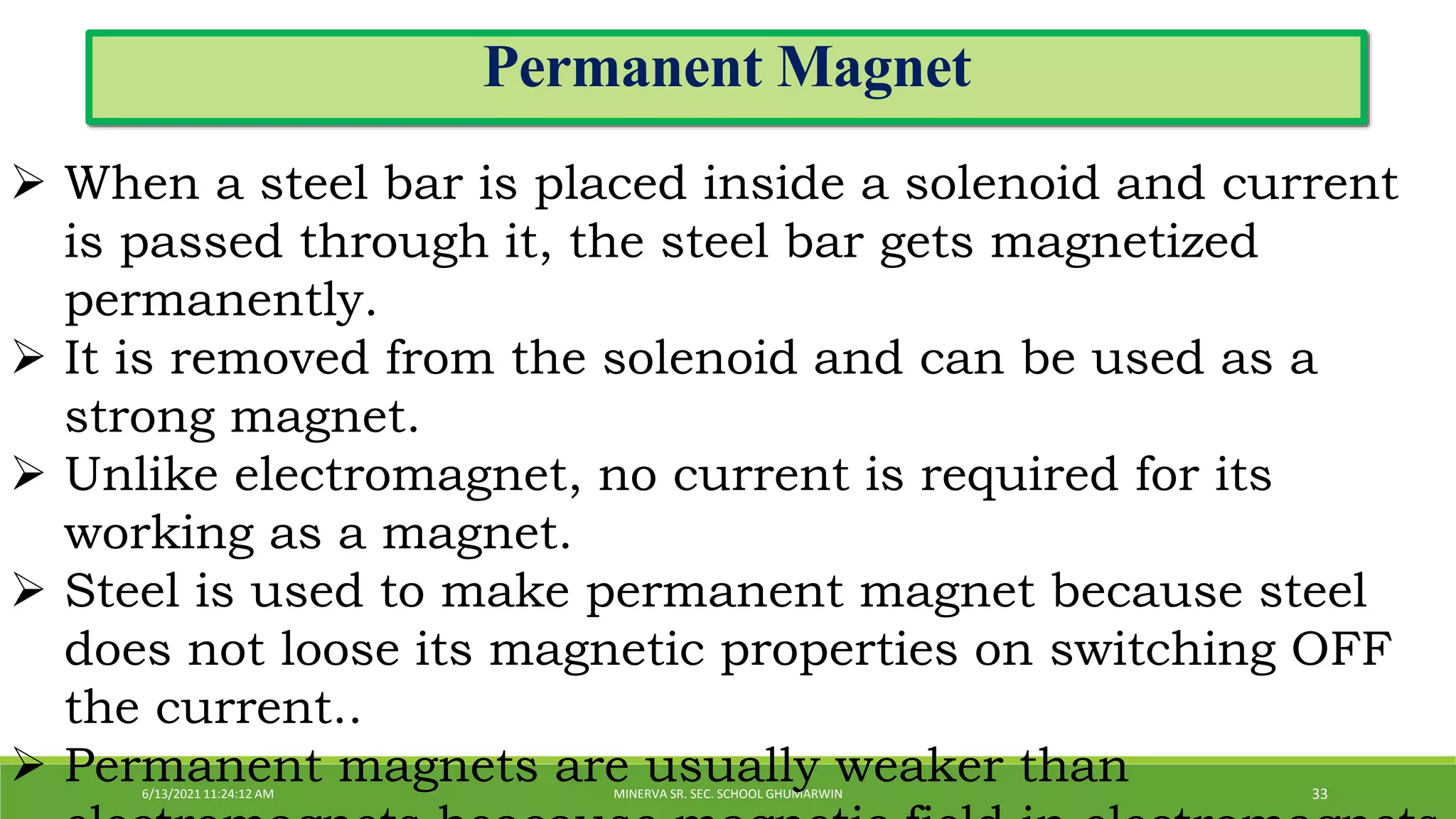 Magnetic Effects of Electric Current 10th Physics | PPTX