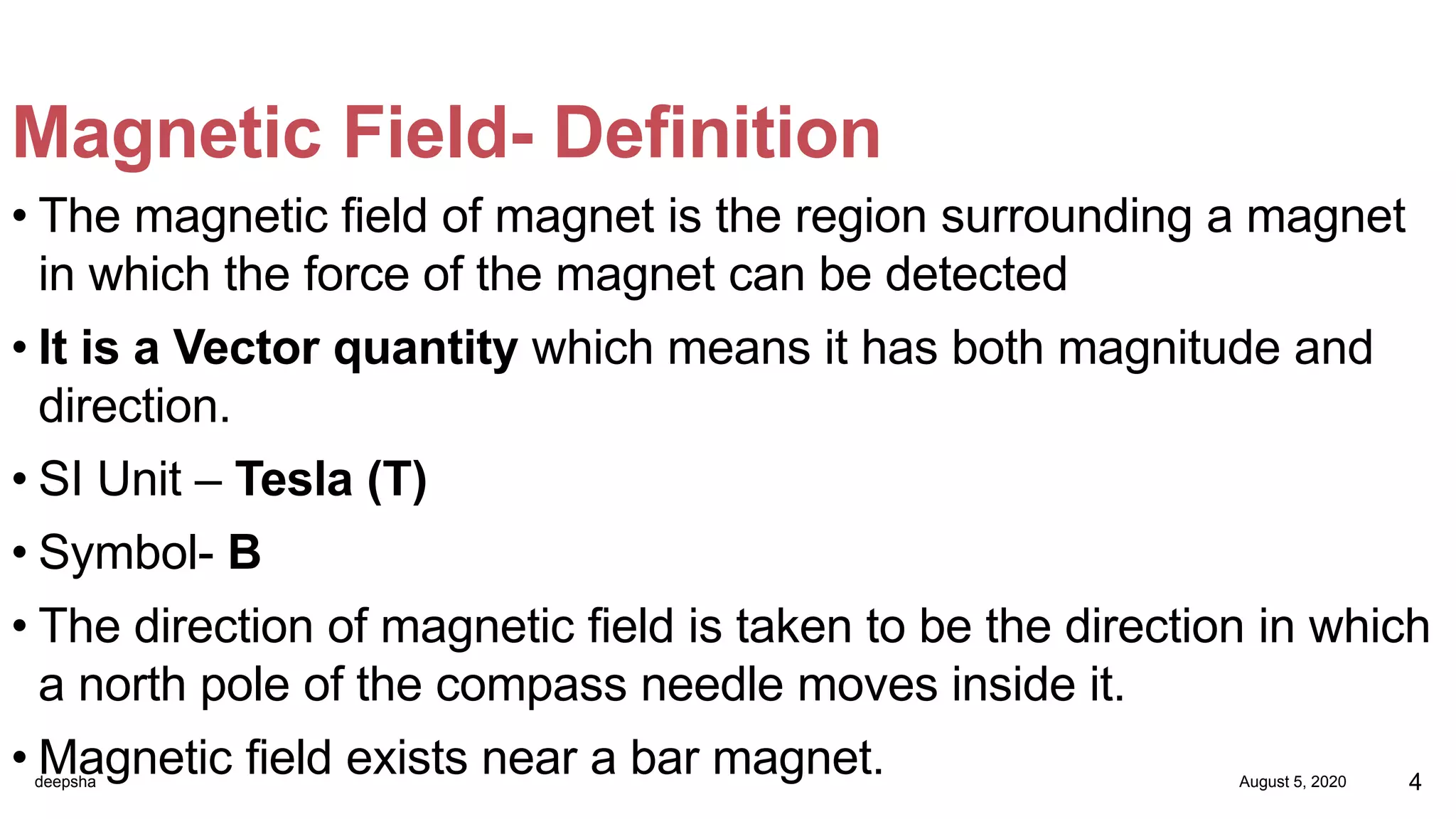 Magnetic effects of current class 10 th revised | PPTX