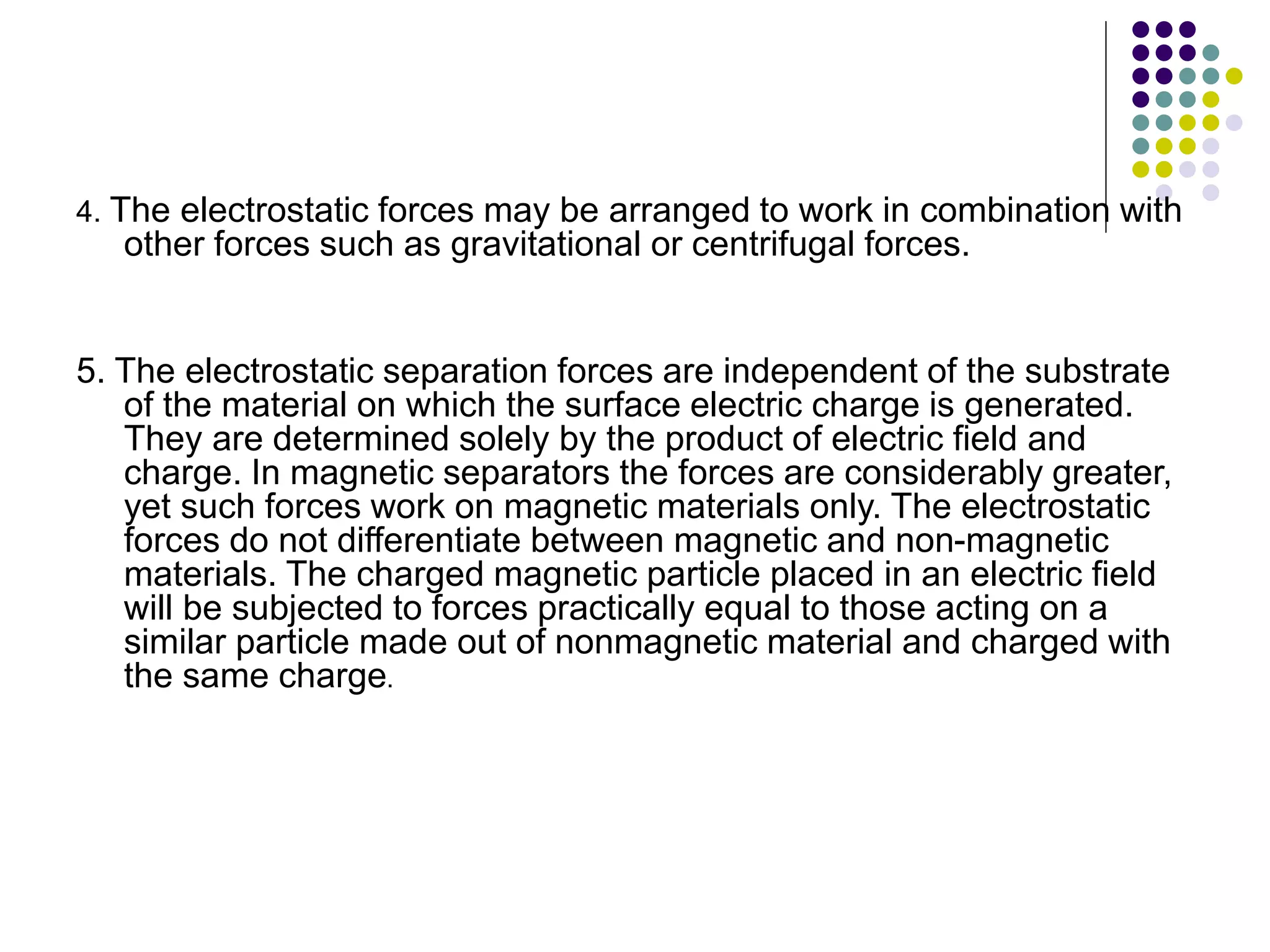 MAGNETIC & ELECTROSTATIC SEPARATION | PPT