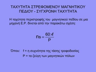 Στρεφόμενο Μαγνητικό Πεδίο | PPT