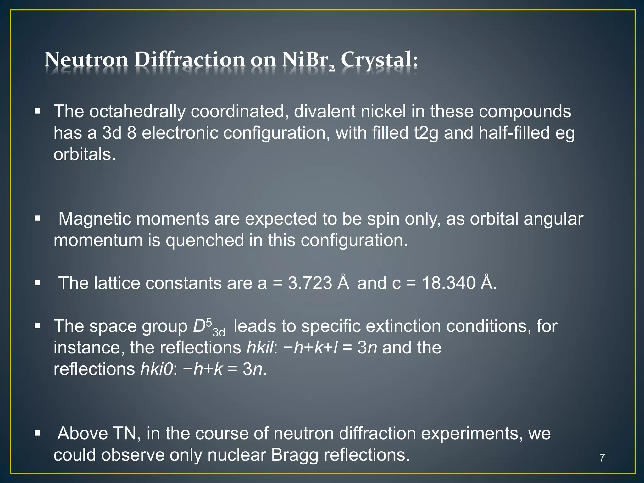Magnetic Field Induced Incommensurate To Collinear Spin Order Pptx Chemistry Science