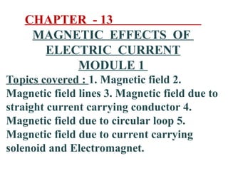 Magnetic field module 1 for X class.ppt