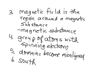 Magnetic Fields Worksheet | PDF