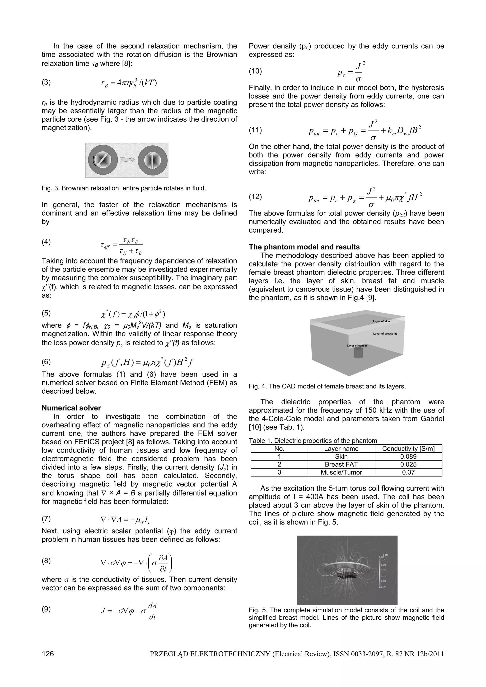 Magnetic fluid hyperthermia for cancer therapy | PDF