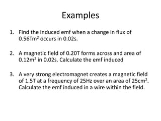 Magnetic flux | PPTX