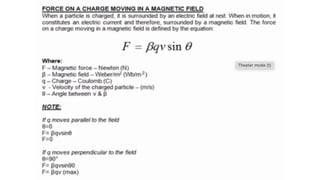 Magnetic Forces and Magnetic Field Lecture | PPT