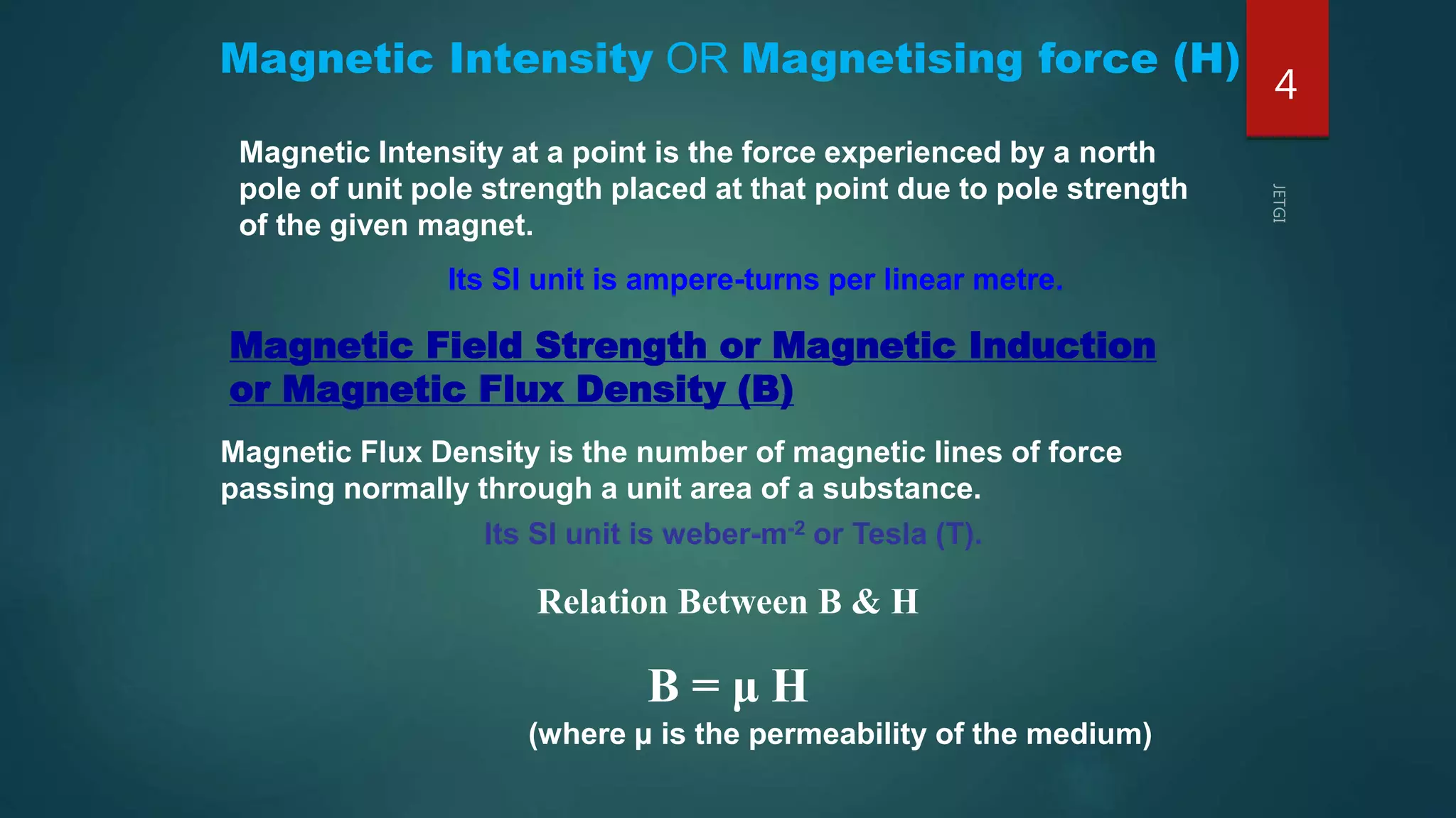 Magnetic forces, materials and devices 3rd 3 | PPTX