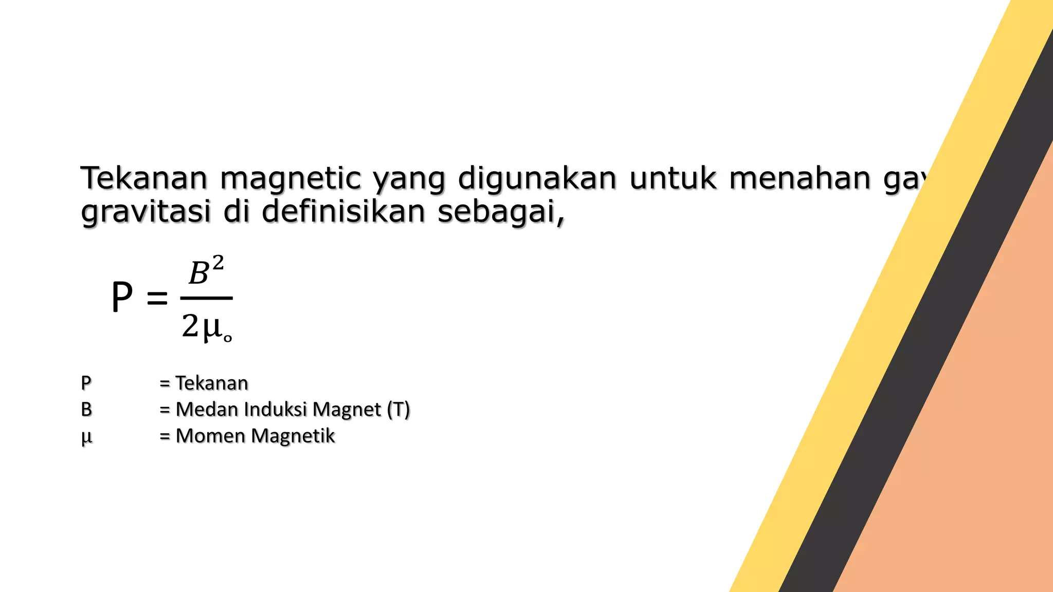 Magnetic levitation | PPSX