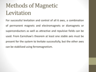 Magnetic Levitation | PPTX