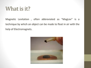 Magnetic Levitation | PPTX