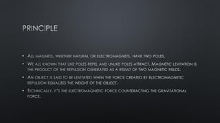 Magnetic levitation | PDF