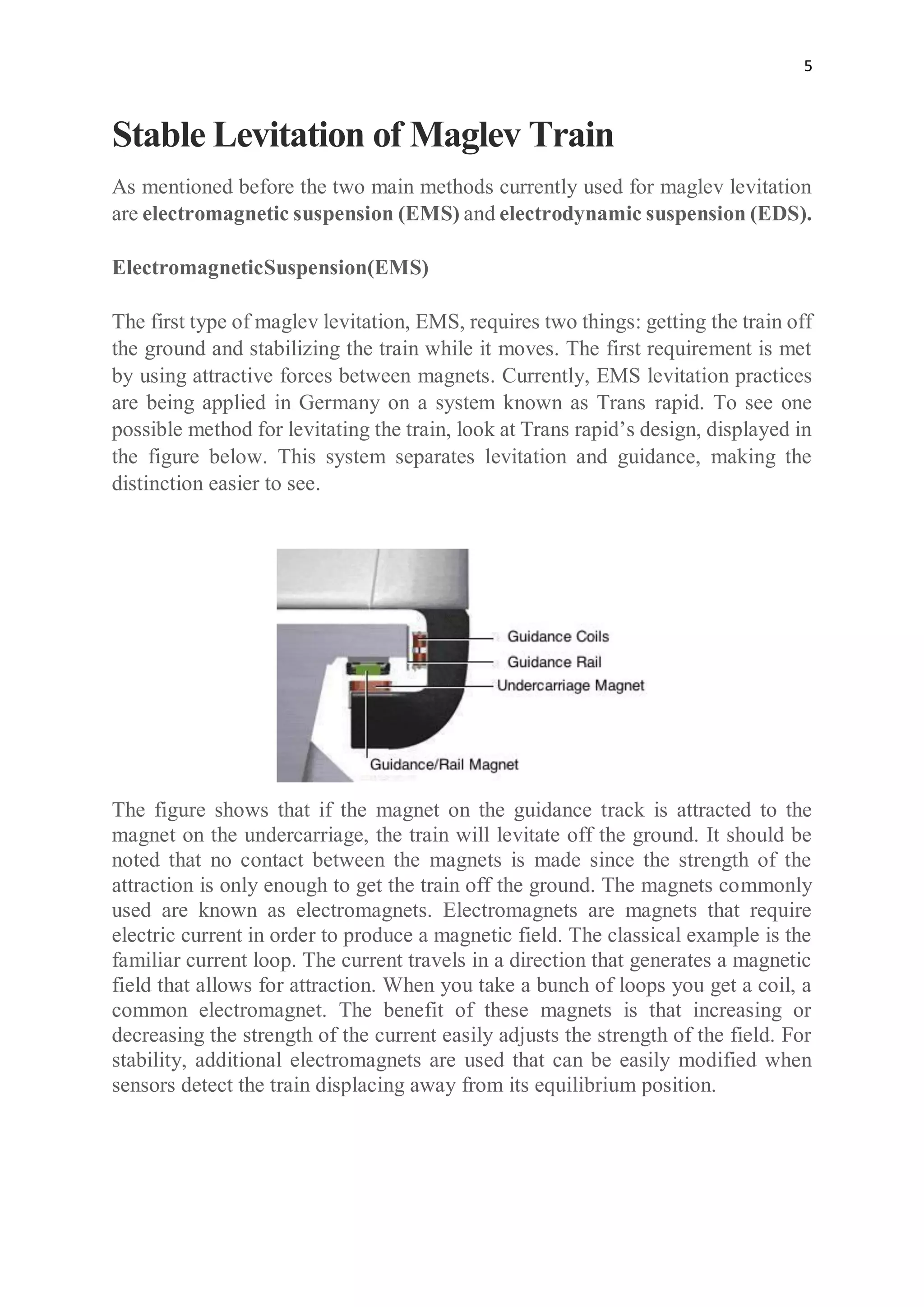 Magnetic levitation | PDF