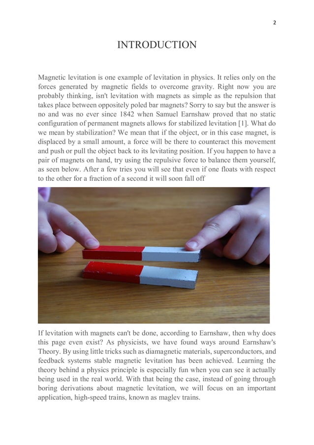 Magnetic levitation | PDF | Rail Travel | Travel Type