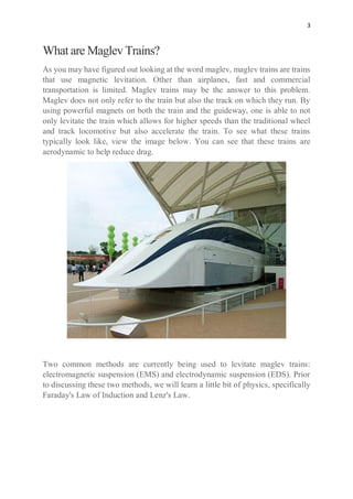 Magnetic levitation | PDF