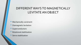 Magnetic levitation(5) | PPT