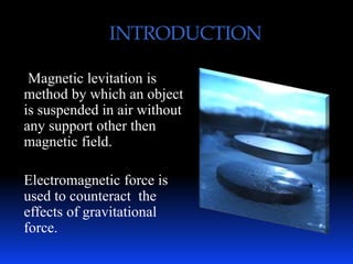 Magnetic levitation(kr) | PPT