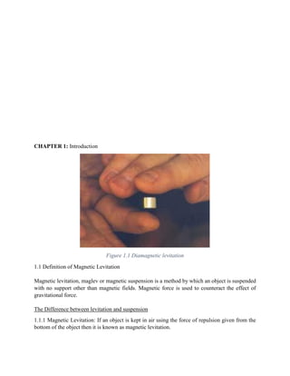 Magnetic levitation report | PDF