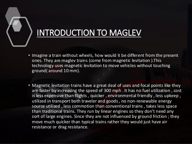 MAGNETIC LEVITATION TRAINS PPT.pptx