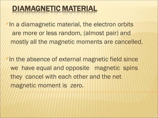 MAGNETIC MATERIAL AND ITS PROPERTIES.ppt