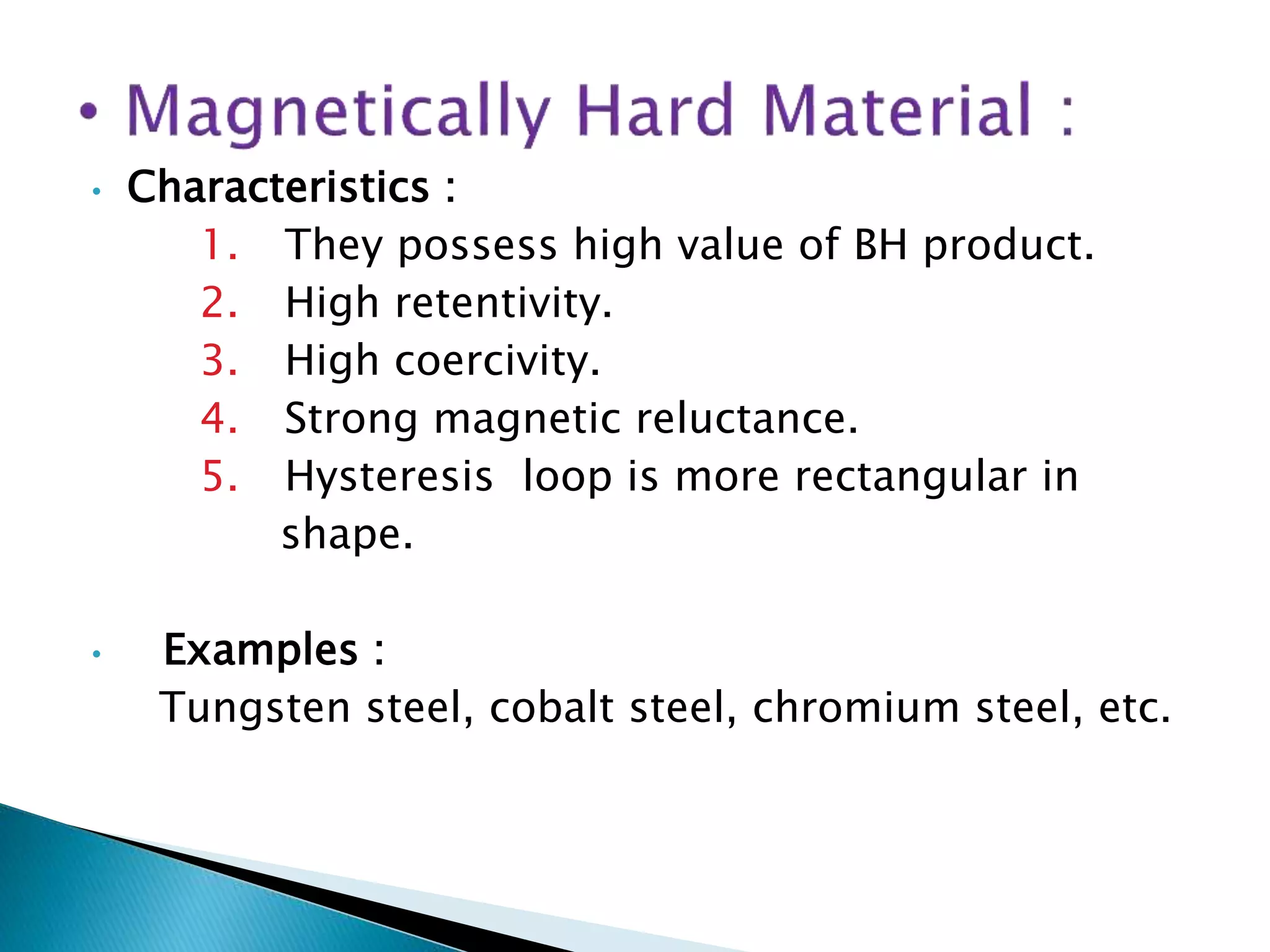 Magnetic materials | PPTX