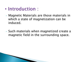 Magnetic materials | PPTX