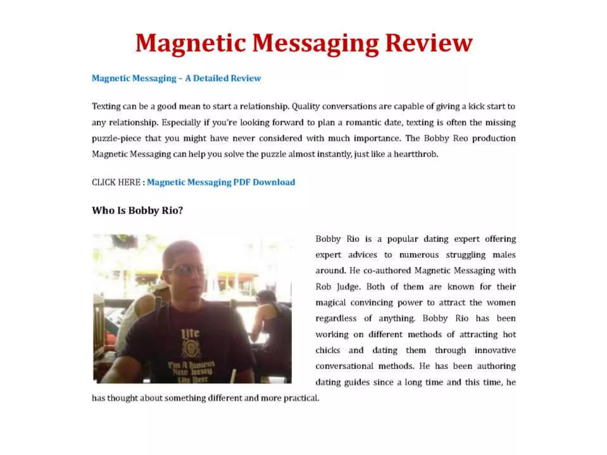 Magnetic Messaging Book | PPTX