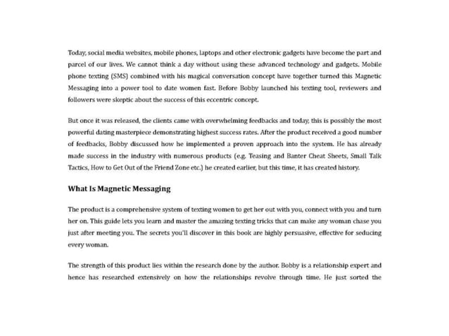 Magnetic Messaging Book | PPTX
